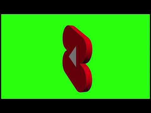 Green Screen Logo YouTube Shorts Button 3D - YouTuber Pemula - YouTube