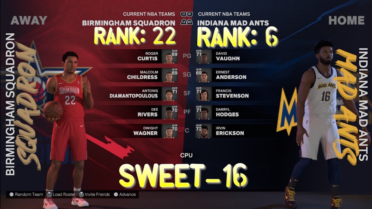 Game 24: (22) Birmingham Squadron @ (6) Indiana Mad Ants (NBA 2K25 ...