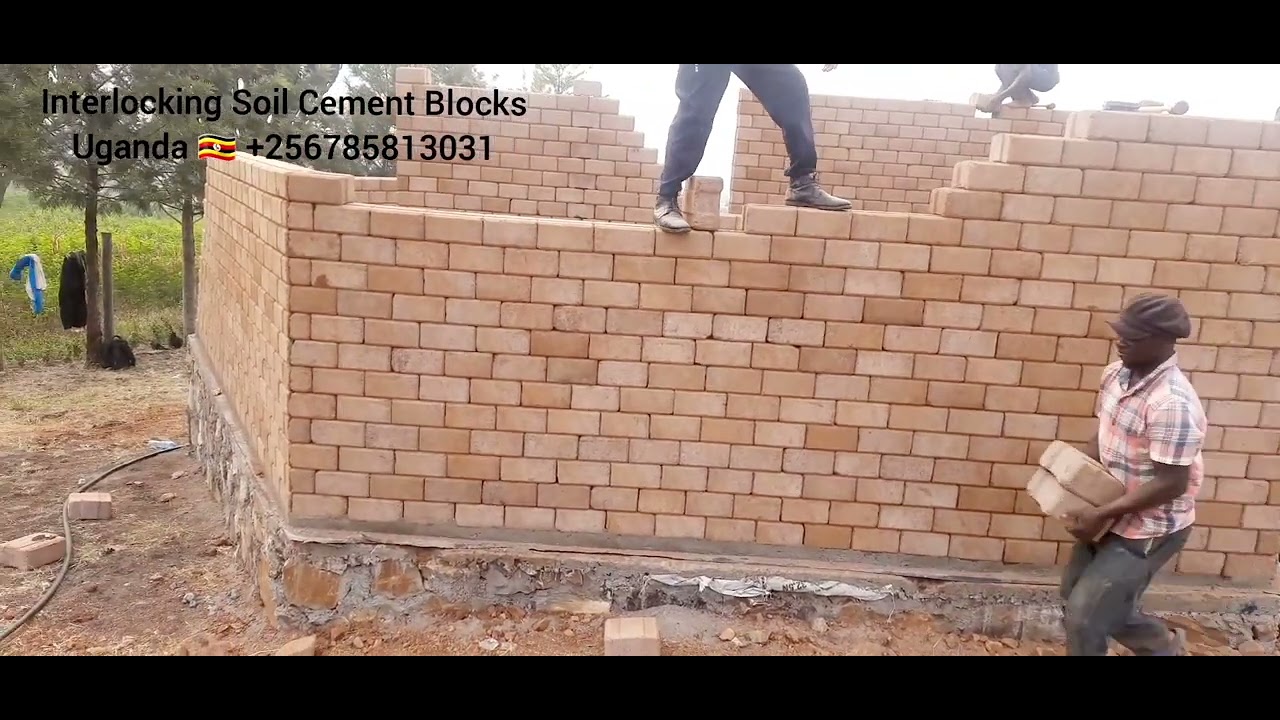 Queen Elizabeth Safari Lodges project Kasese. Using interlocking bricks (Hydraform Bricks) - YouTube