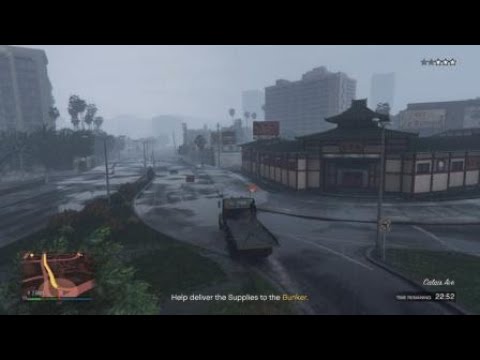 Grand Theft Auto V Ai helicopter kills Juggernaut - YouTube