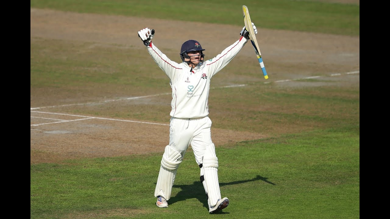 Rob Jones reaches a fantastic 100 & what a celebration - YouTube