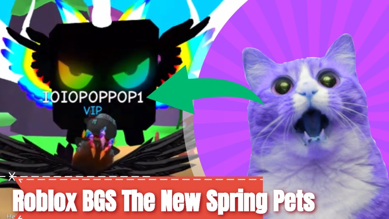 Roblox BGS The New Spring Pets - YouTube