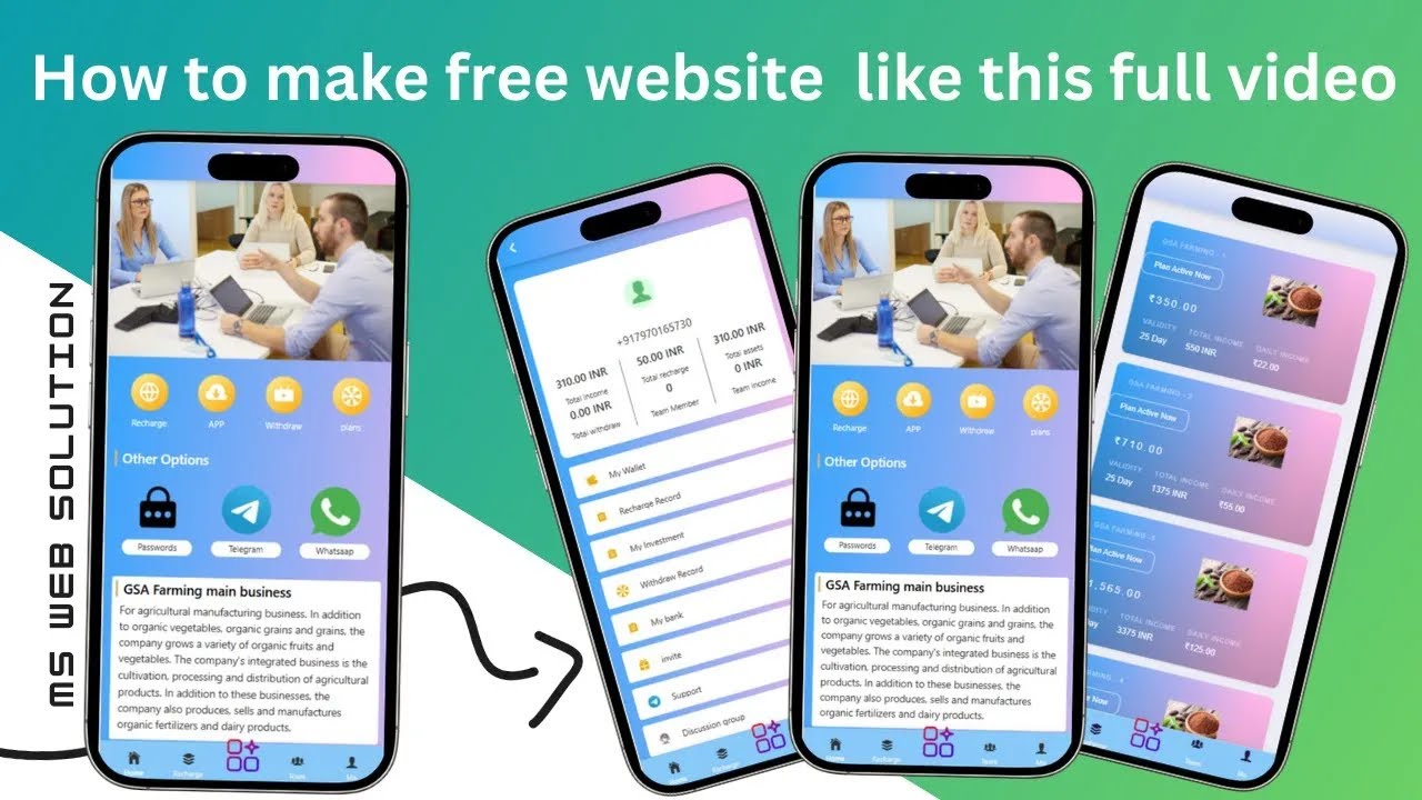 100% Free Investment App Source code Download By @MSWEBSOLUTION - YouTube