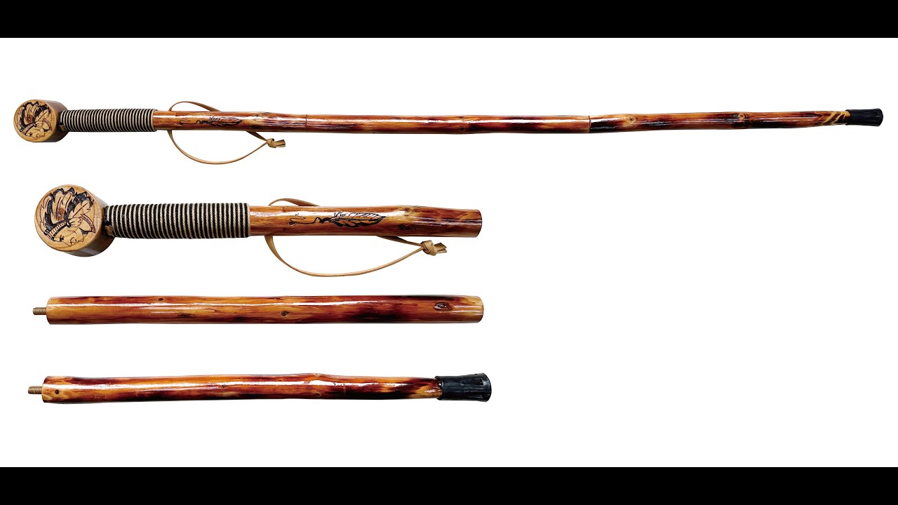 Forest Pilot Walking stick - YouTube