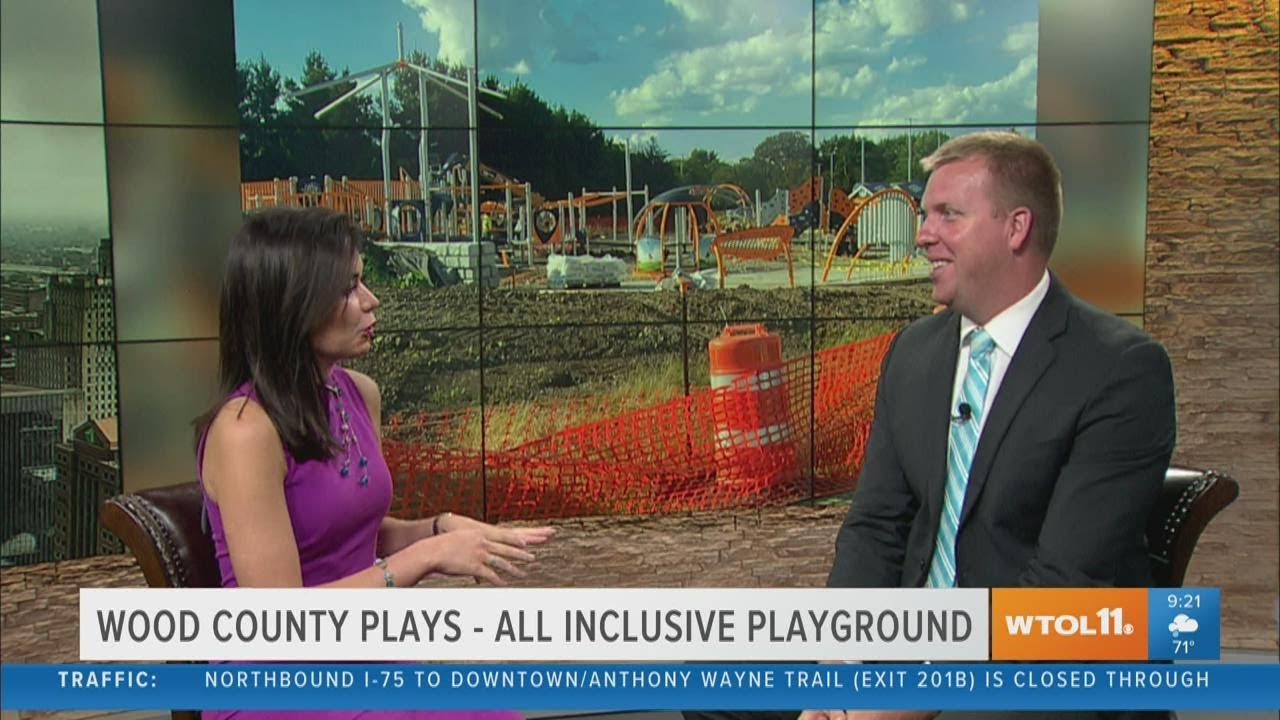 Inclusive playground almost ready to open in Perrysburg - YouTube