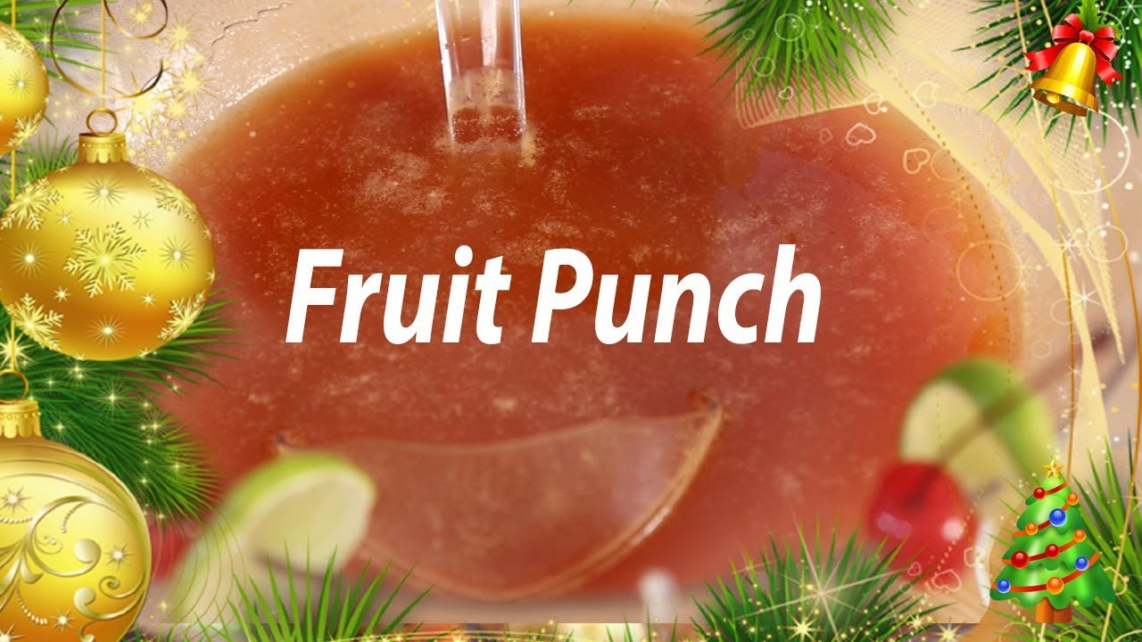 Chill Fruit Punch | Mallika Joseph Food Tube - YouTube