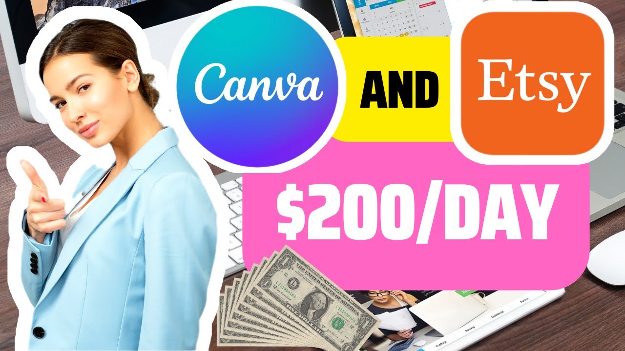 How To Make Money With Esty And Canva 2023 - YouTube