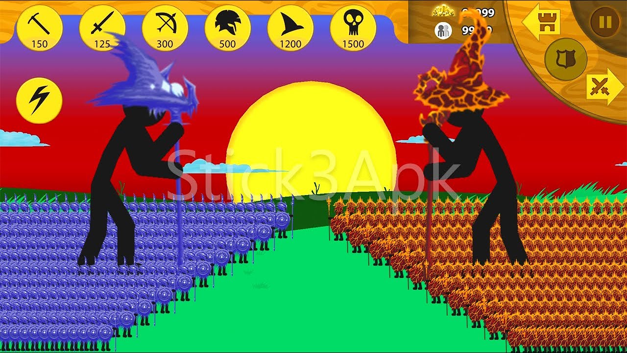 STICK FIGURE TITAN MAGIKILL ICE VS LAVA SECRET MISSION FINAL BOSS ...