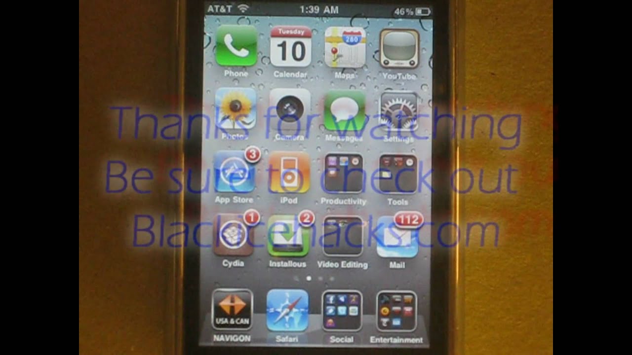 How to install Flash(Frash) on to iPhone 3Gs - YouTube