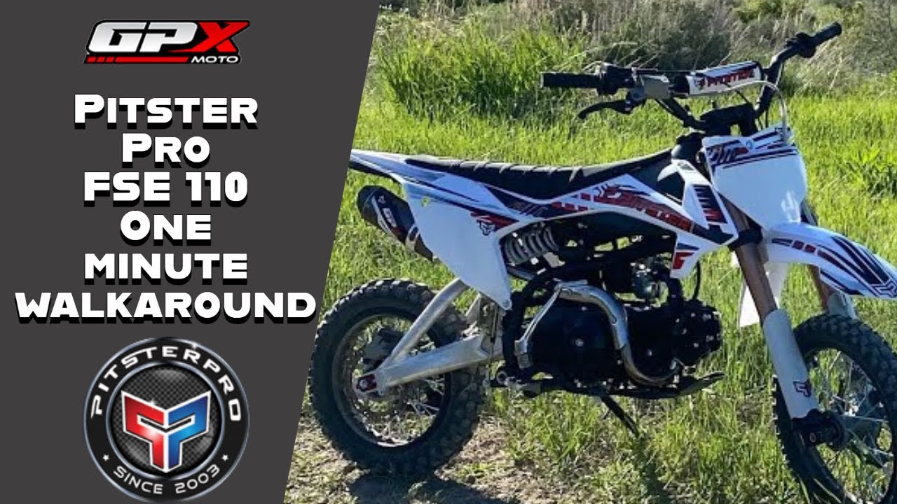 GPX Pitster Pro FSE 110 One minute walkaround - YouTube