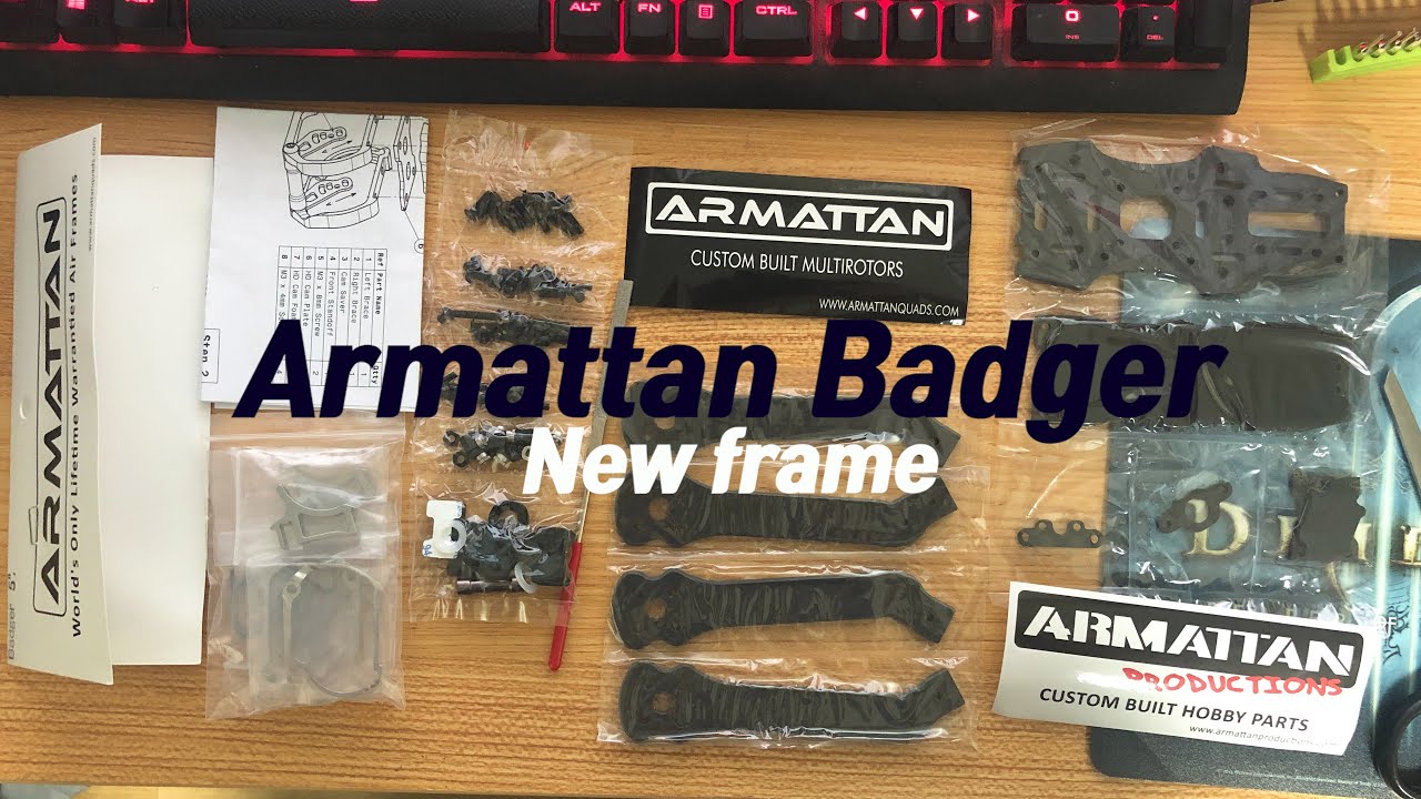 4k] 새로운 프레임 테스트(New frame Armattan Badger) #drone #freestyle #armattan ...