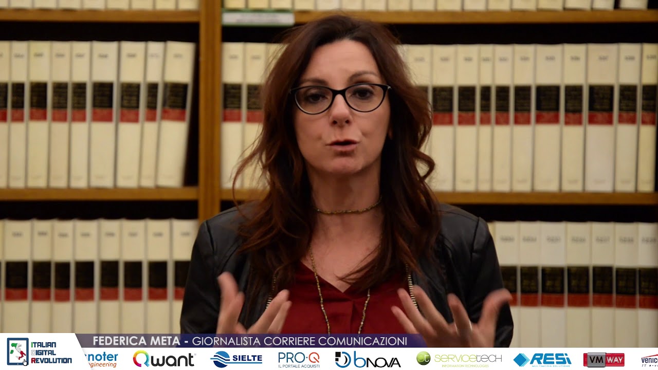 Federica Meta giornalista del Corriere delle Comunicazioni - YouTube