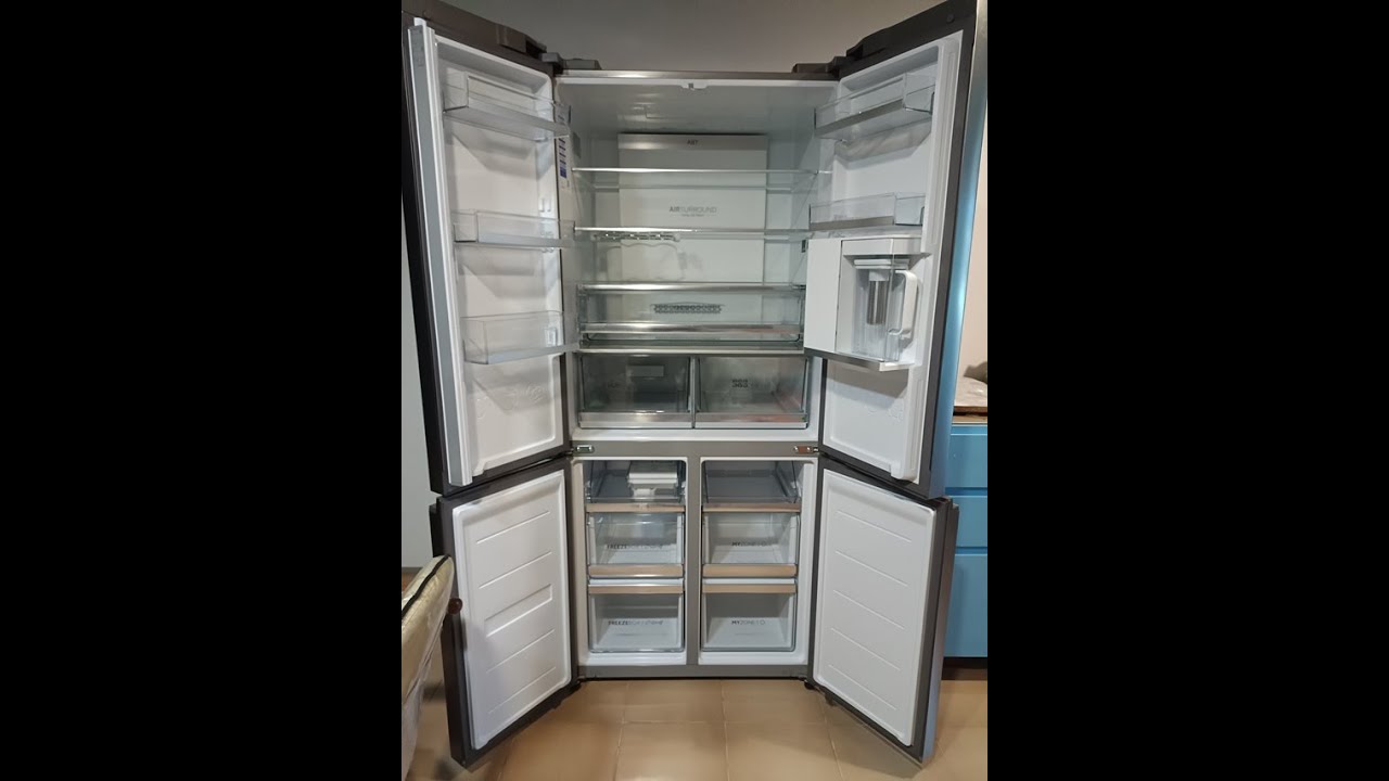 Nevera Haier con dispensador de agua 3 parte - YouTube