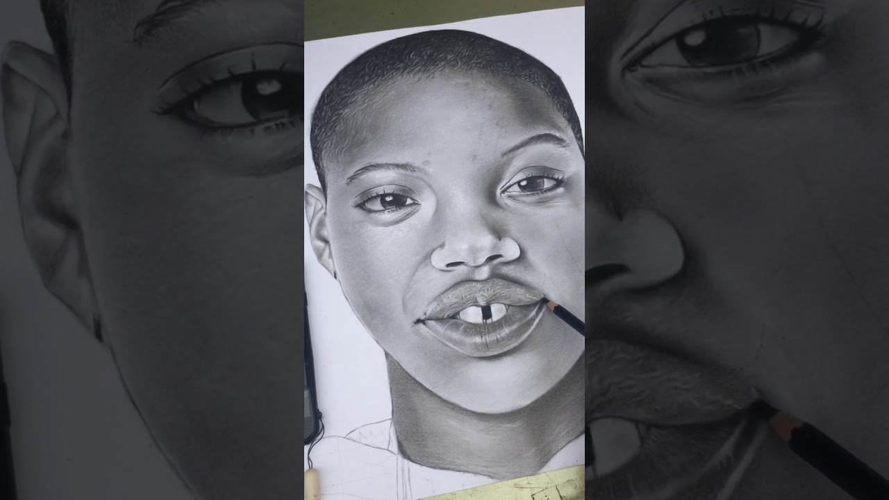 Realistic pencil drawing of slick wood BY:Ansong art @slick woods - YouTube