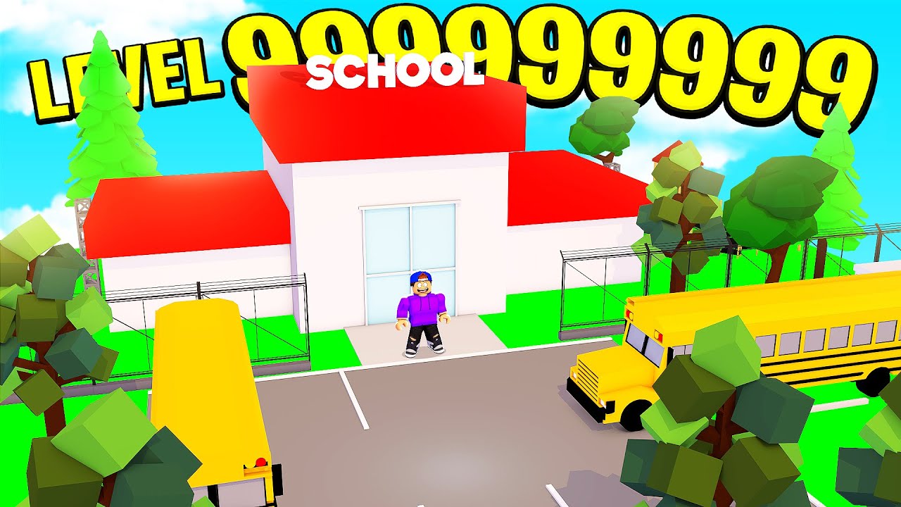 I BUILT A LEVEL 999,999,999 ROBLOX SCHOOL! - YouTube