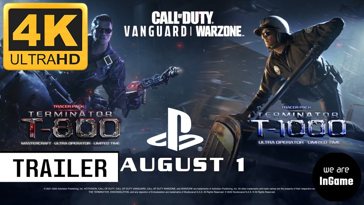 Call of Duty Vanguard & Warzone -Terminator 2 Judgment Day Bundle ...