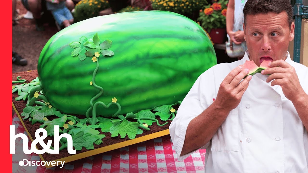 ¡Pastel de sandía! | Cake Boss | Discovery H&H - YouTube