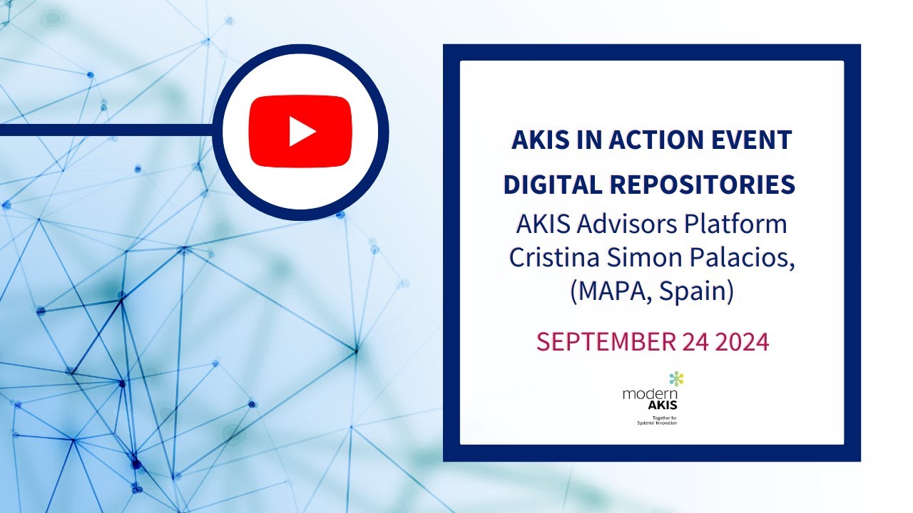 AKIS in action: Digital Repositories - AKIS advisors Platform - YouTube