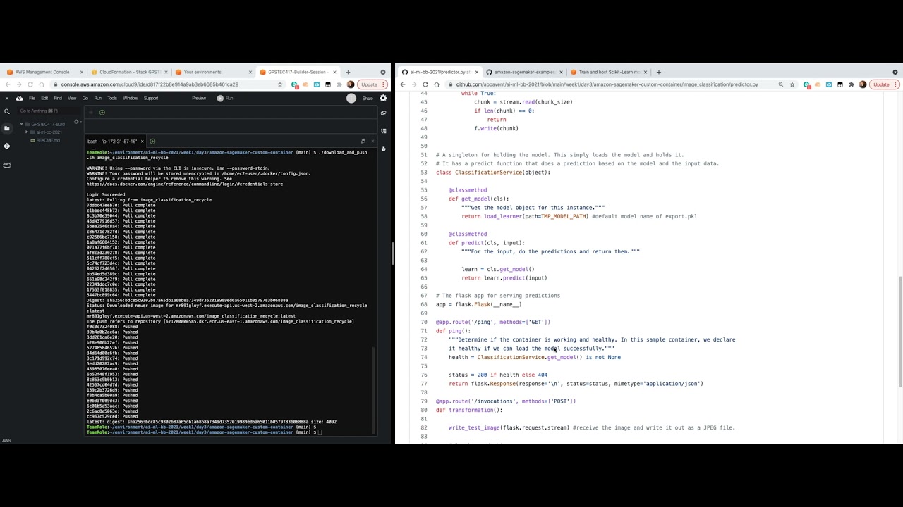 Bring Your Own Training Completed Pytorch Model Youtube