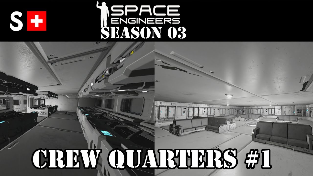 Space Engineers: Crew Quarters #1 - YouTube