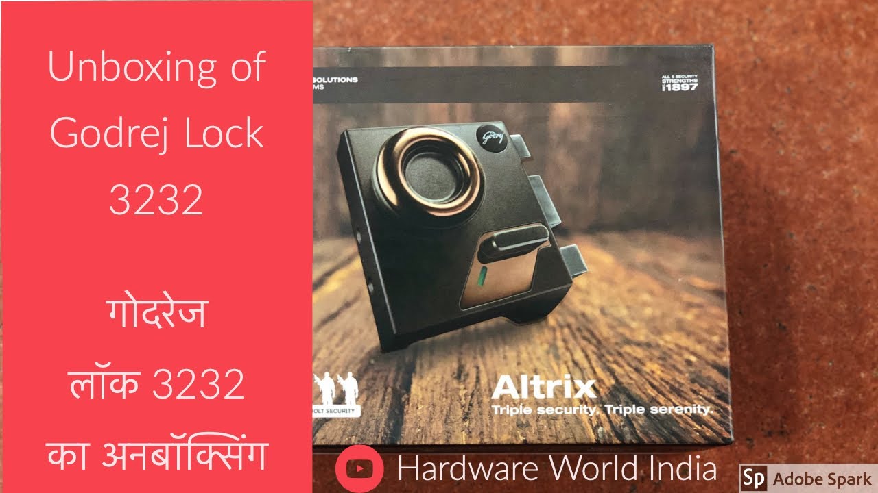 Unboxing of Godrej Lock Altrix 3232 #HWI - YouTube