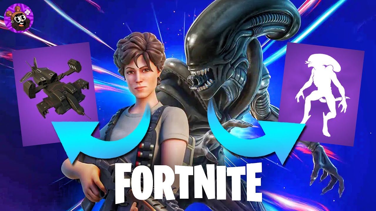 SKIN REACTIVA EN SECRETO Y ALA DELTA INTERACTIVA!? ALIEN x FORTNITE ...