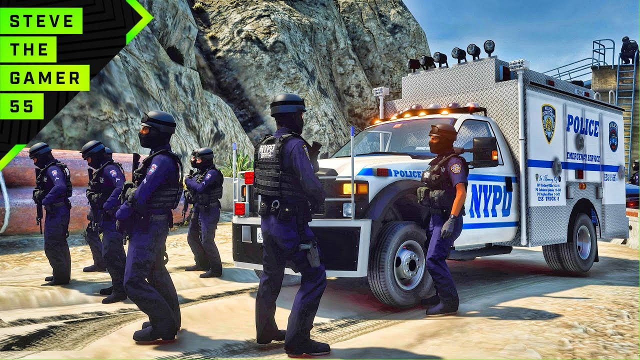 GTA 5 | NYPD ESU SWAT| GTA 5 Lspdfr Mod| 4K - YouTube