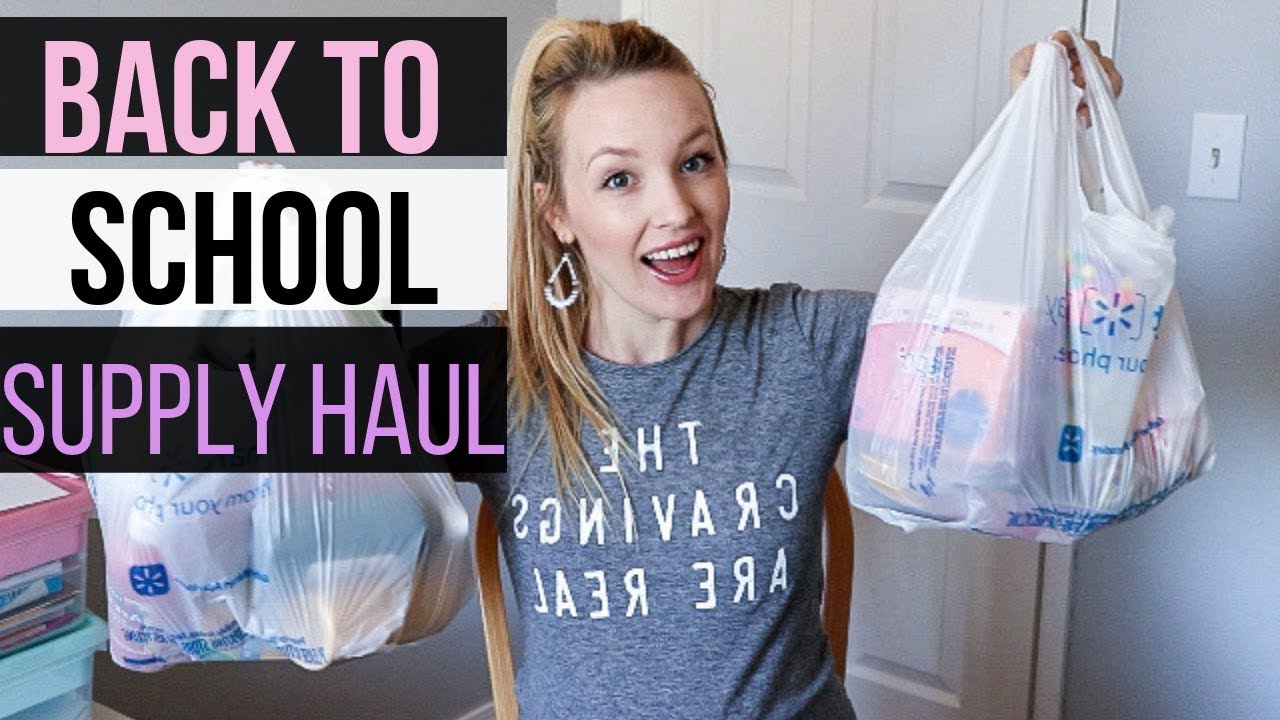 BACK TO SCHOOL SUPPLY HAUL 2019 | HOMESCHOOL HAUL - YouTube