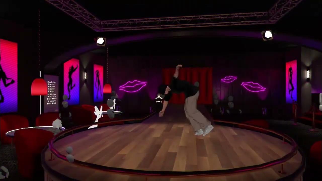 【VRCHAT】 : Full body Tracking - breaking dance practice 4 - YouTube