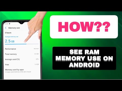 How To See RAM Average Memory Use On Android Phone - YouTube