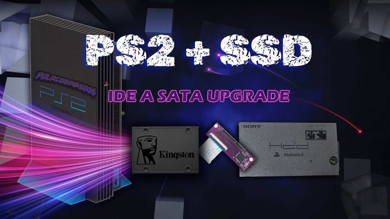 PS2 MOD DISCO SSD - UPGRADE IDE A SATA PS2 - INTALACION DE JUEGO DE PS2 ...