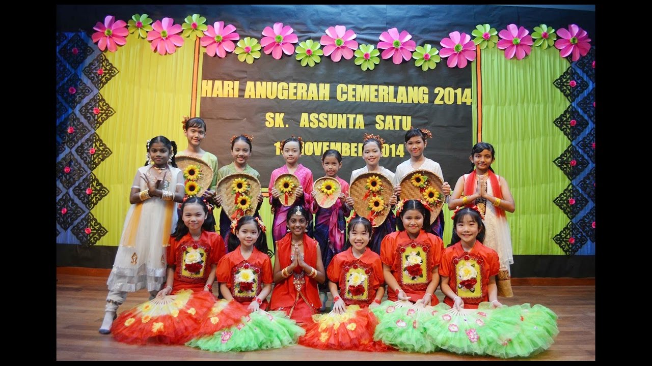 Tarian Muhibbah SK Assunta Satu (Cultural Dance) - YouTube