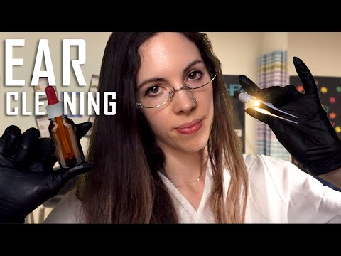 ASMR - Ear Cleaning By The Nurse (Otoscope, Inner Cleaning, pulling out Sounds...)