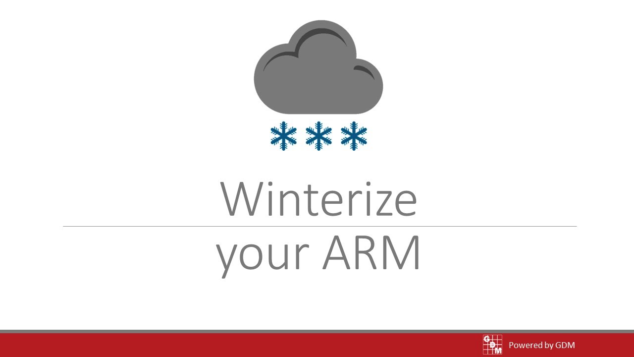 ARM Software Webinar - Winterize your ARM - YouTube
