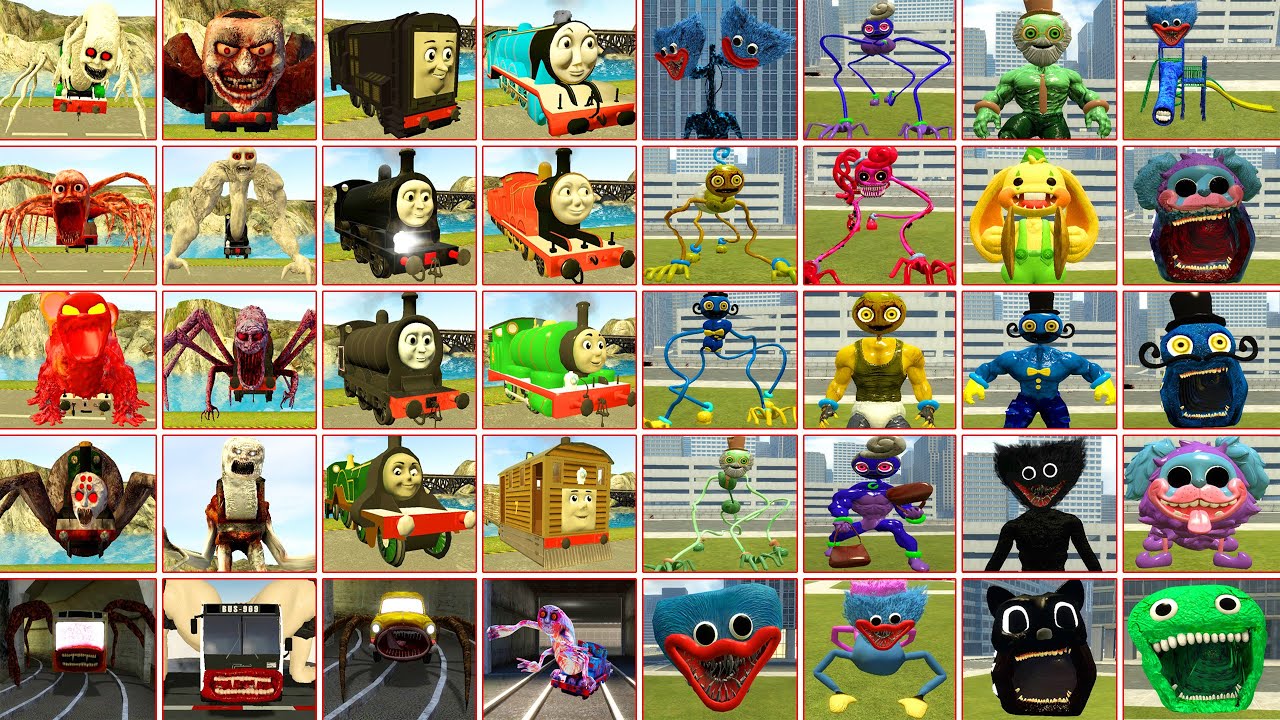 NEW UPDATE MONSTER ALL THOMAS THE TRAIN FAMILY VS POPPY PLAYTIME ...