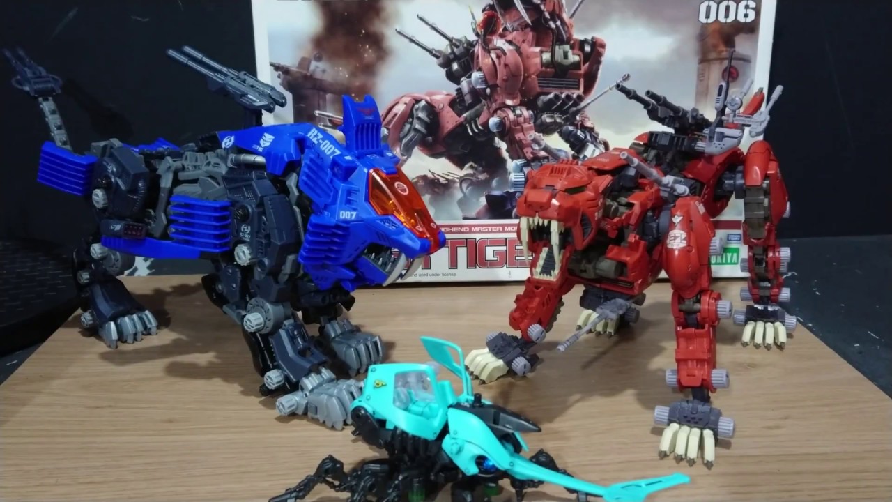 HEY! Lets Talk About - Zoids - Masterpiece Liger & HMM Saber Tiger ...