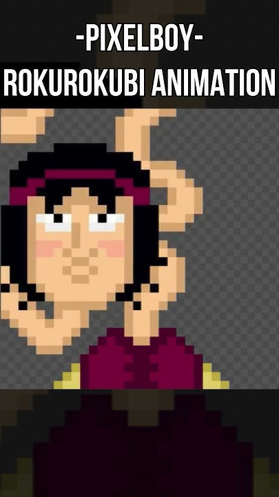 Rokurokubi Animation | PixelBoy #japanesefolklore #pixel #yokai #animation #pixelart # ...
