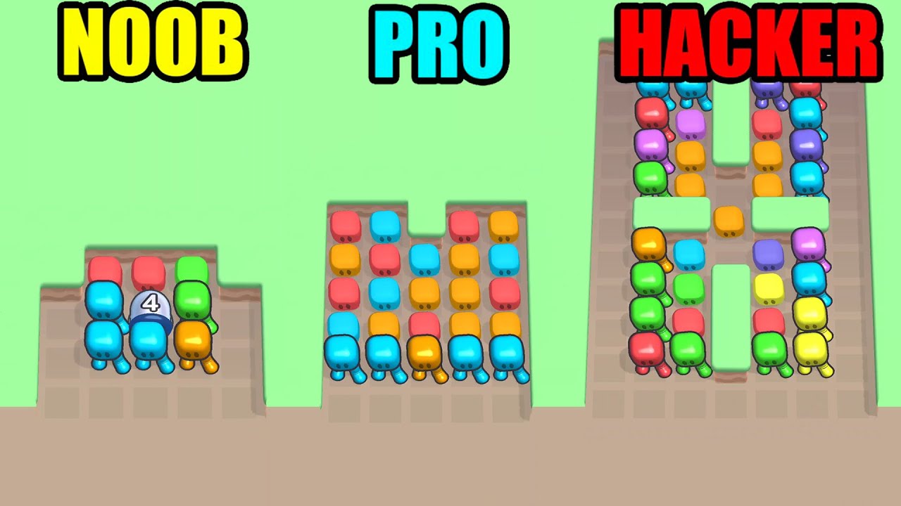 NOOB vs PRO vs HACKER Block Jam 3D - YouTube
