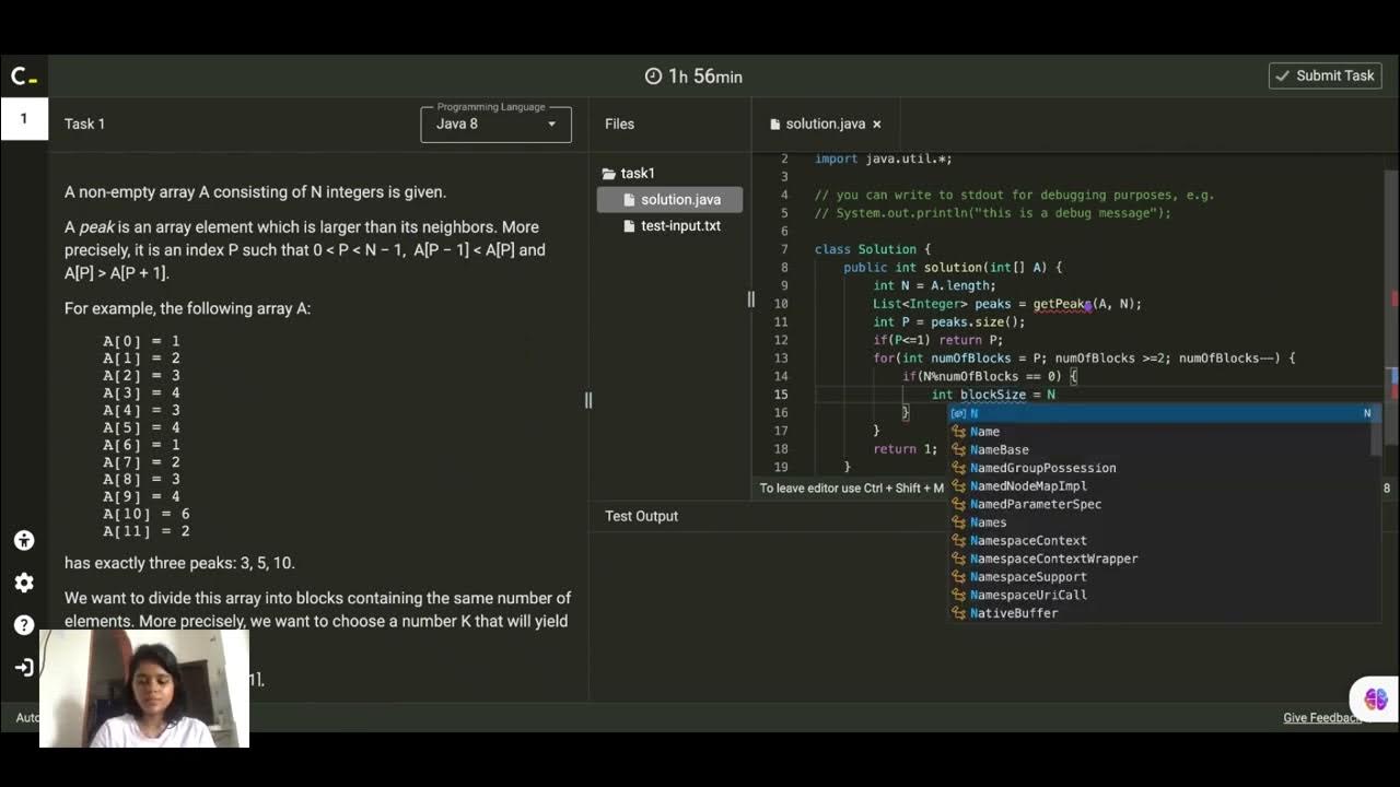 Blocks Problem, Codility Challenge - YouTube