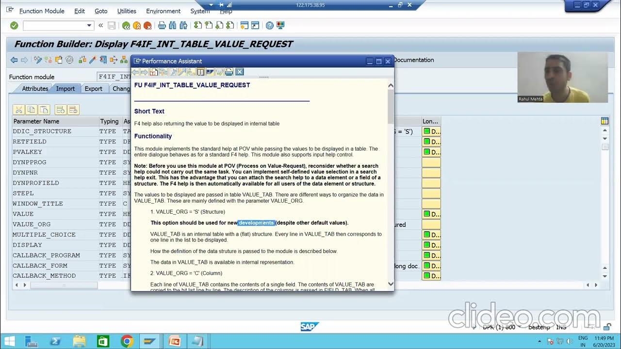 64 - ABAP Programming - Classical Rep Events - AT SELECTION-SCREEN ON VALUE-REQUEST FOR FIELD ...