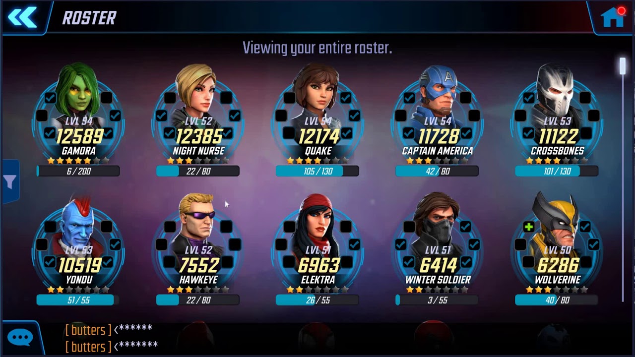 Marvel Strike Force - Campaign Energy spending and Optimize overnight ...