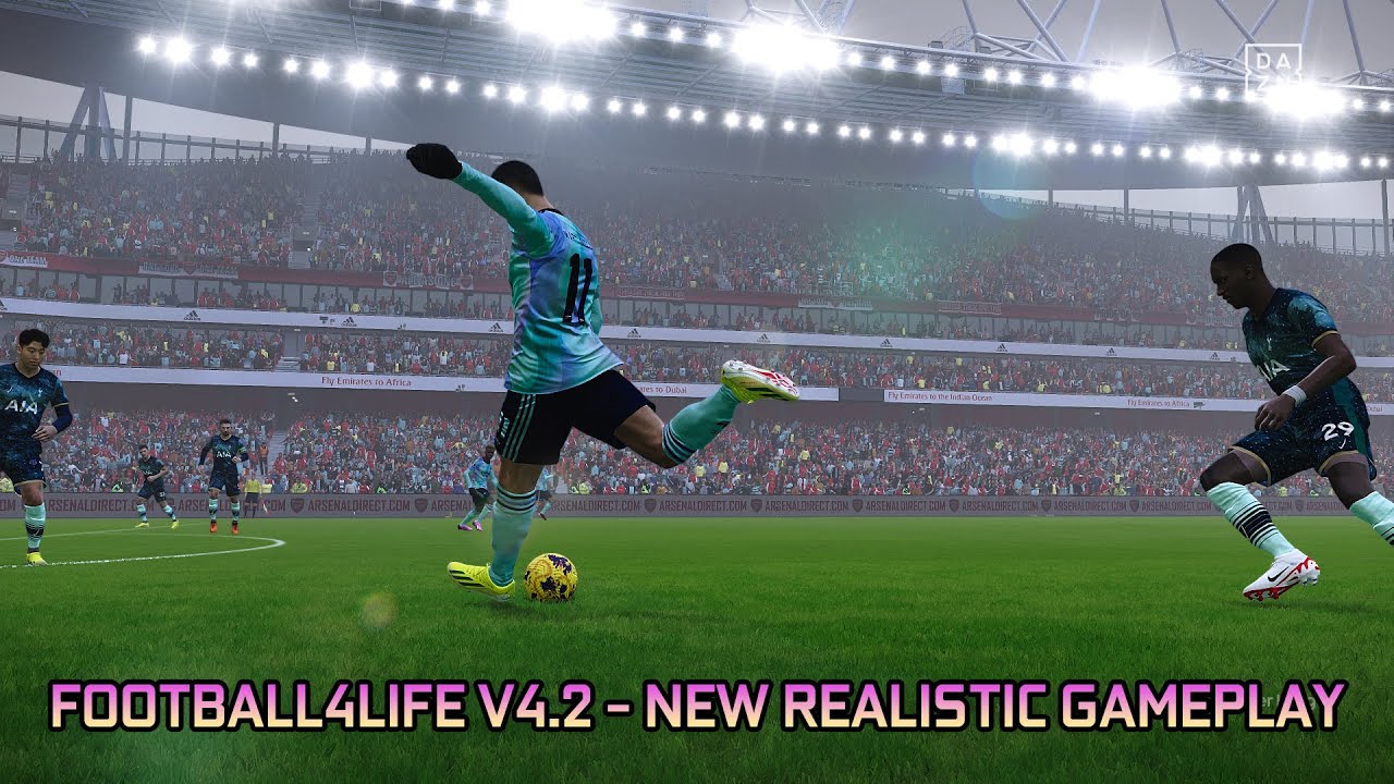 FOOTBALL4LIFE V4.2 - NEW REALISTIC GAMEPLAY - PES 2021 & FOOTBALL LIFE ...