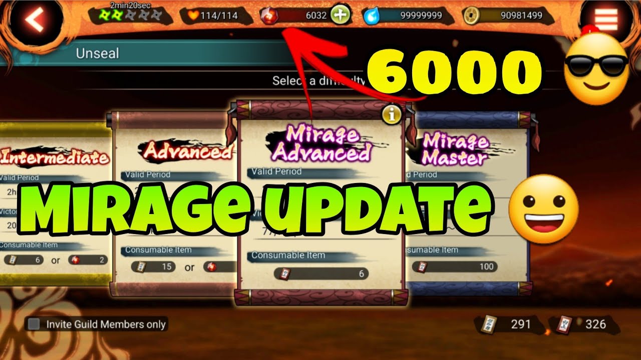 NxB NV : New Mirage Update Today ! Max Boruto Vs Mirage Advanced ! 6000 ...