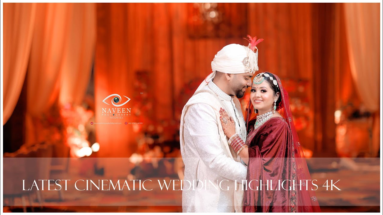 Latest Cinematic Wedding Highlights 4K || Rishav & Priyanka || Naveen ...