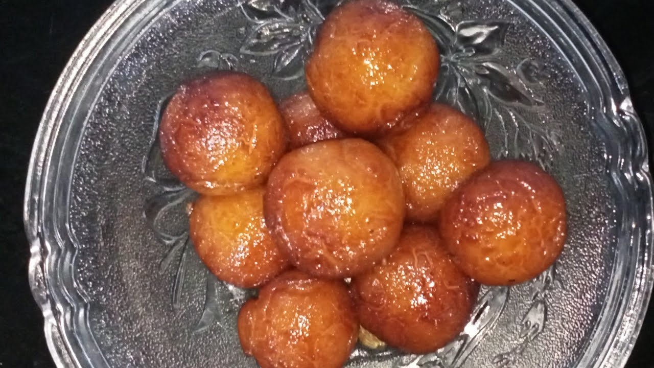 Tasty Gulam Jamun.. with bread Recipe malayalam.. - YouTube