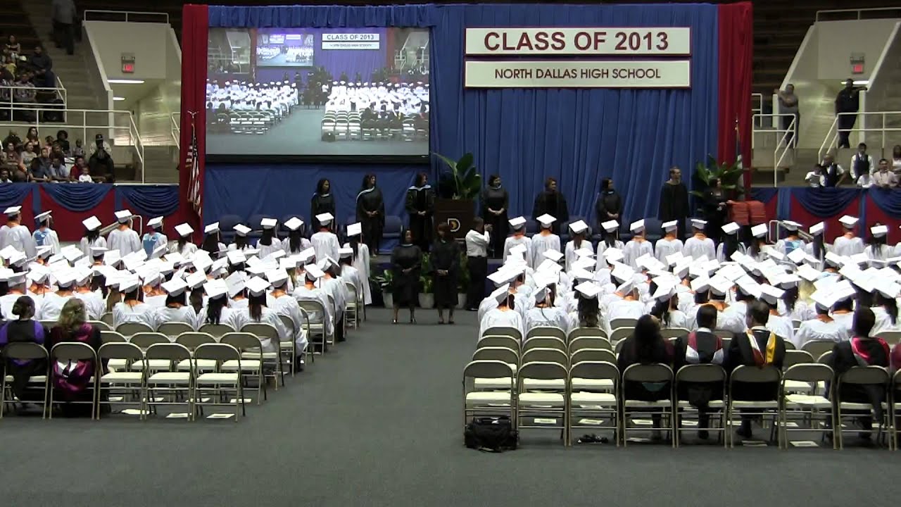 North Dallas High School Graduation 2013 - YouTube
