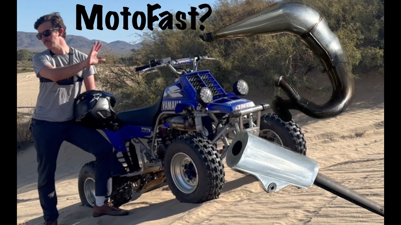 Yamaha Banshee MOTOFAST Exhaust - YouTube