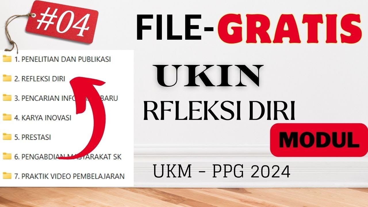REFLEKSI DIRI MODUL UKIN PORTOFOLIO UKM PPG 2024 - YouTube
