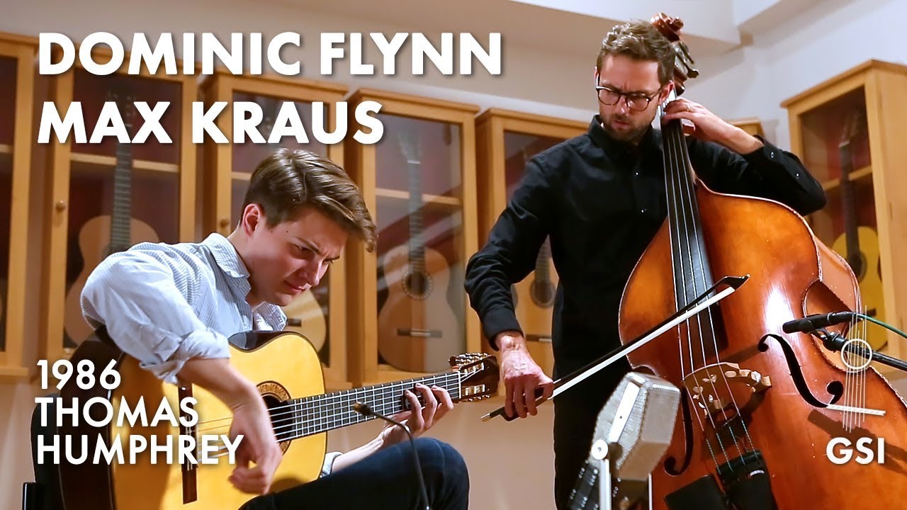 Bach "Sarabande" from BWV 1004 played by Max Kraus, bass and Dominic ...
