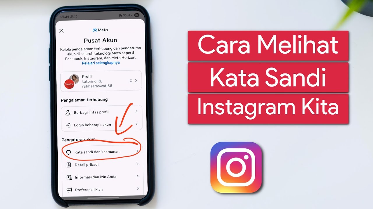 Cara Melihat Kata Sandi Instagram Sendiri - YouTube